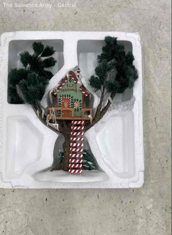 Department 56 Elf Tree House Decorative Collectible Figure With Box | eBay