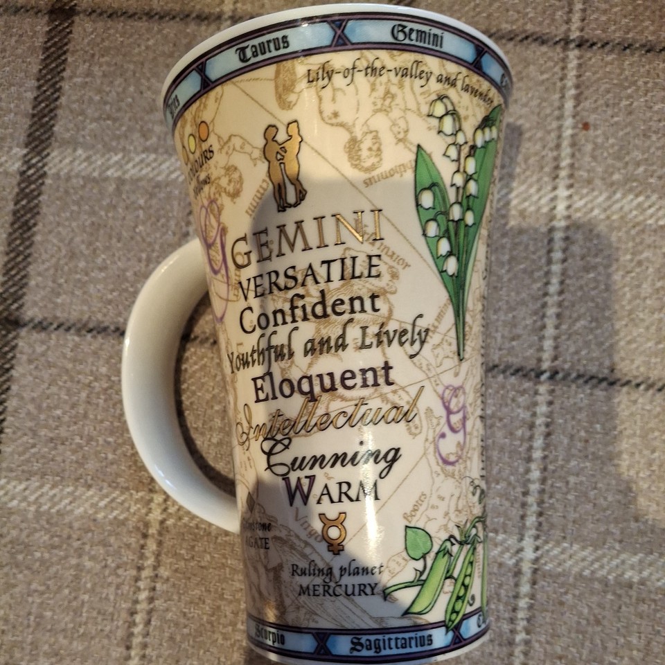 Dunoon - Zodiac Mug - GEMINI - Twins - By Jack Dadd - Scottish Fine ...