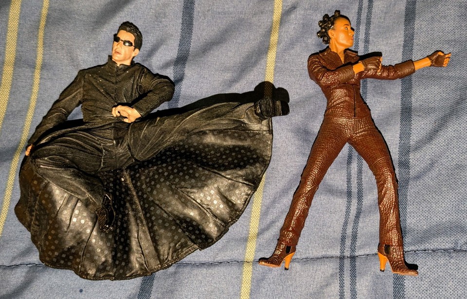 The Matrix Reloaded Figure Lot Neo In Chateau Niobe McFarlane 2003 | eBay