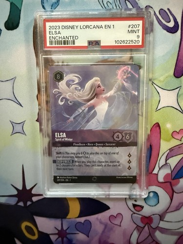 2023 Disney Lorcana EN 1-The First Chapter Elsa #207 Enchanted PSA 9 | eBay