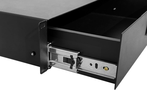 2U Rack Mount Drawer Server Cabinet Case for 19 Inch AV/Network/DJ 2u ...