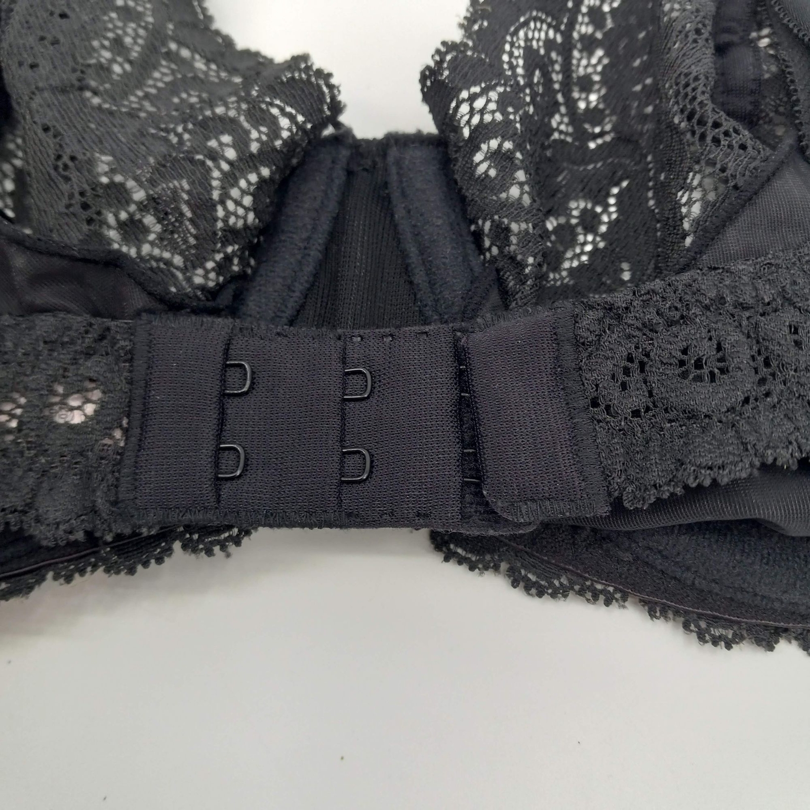 Victorias Secret Black Lace Unlined Bra Sheer Underw… Gem