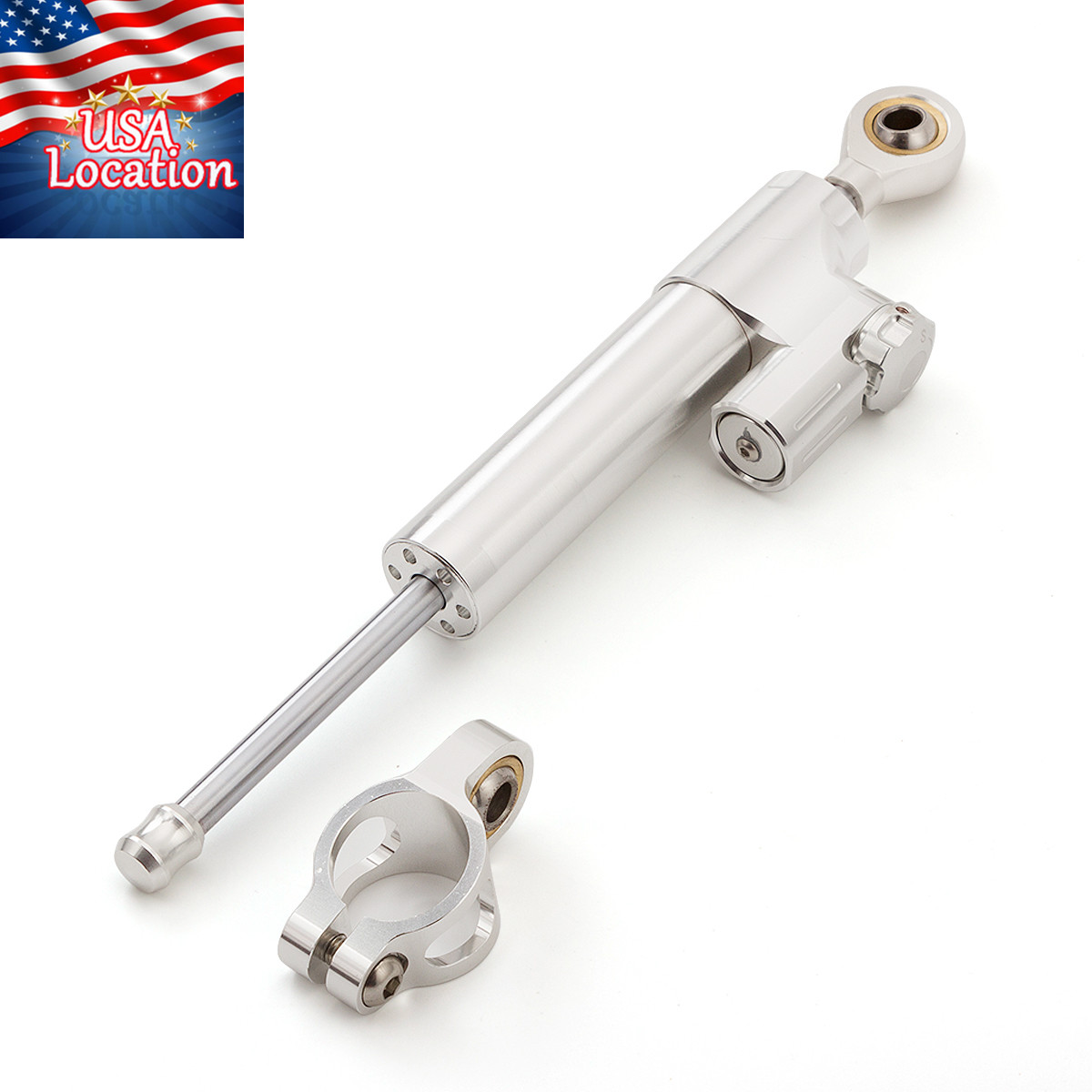 CNC Steering Damper Motorcycle Stabilizer Linear Reversed Safety ...