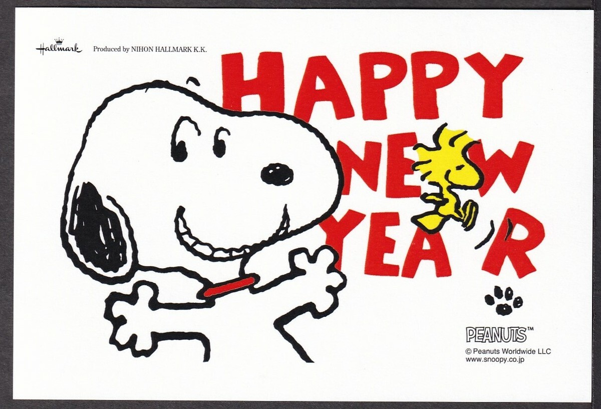 Japan new year postcard 2022 Snoopy Peanuts set of 8 Japan new year postcard 2022 Snoopy Peanuts set of 8