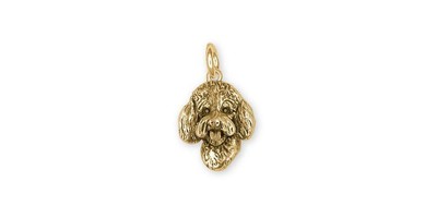 Labradoodle Jewelry 14k Gold Handmade Labradoodle Charm LGDL11-CG | eBay
