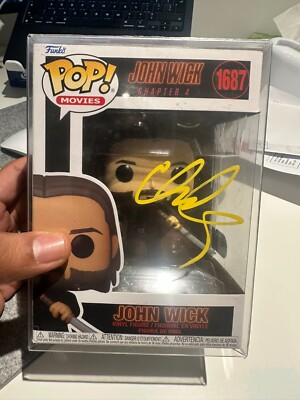 Funko Pop! John Wick #1687 Signed Chad Stahelski (stuntman + director ...