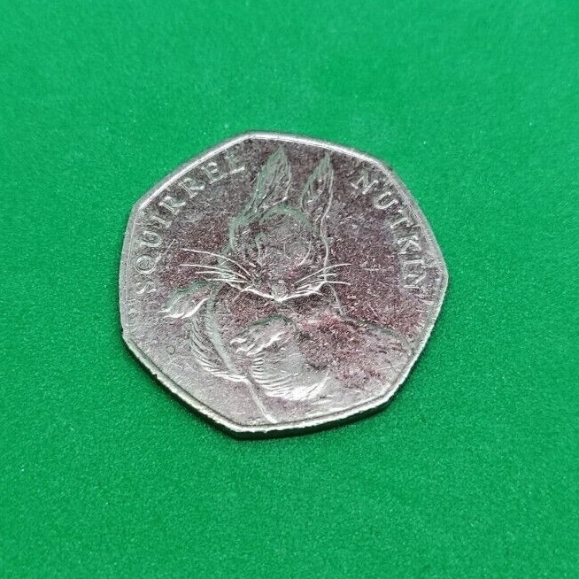Rare 50p Coins Fifty Pence Commemorative Circulated Beatrix Potter ...
