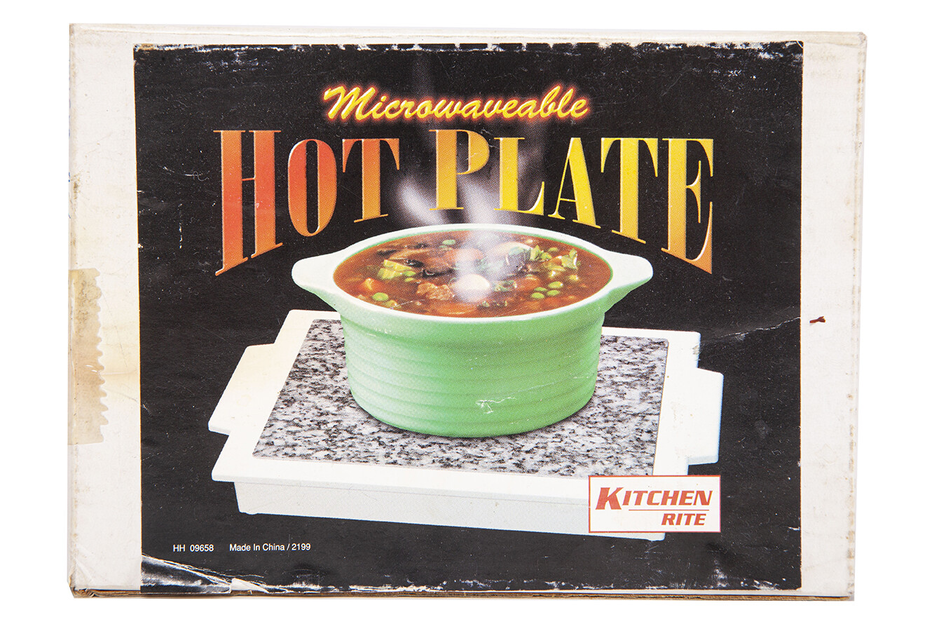 KITCHEN RITE Small Microwaveable Hot Plate Stone Keeps Food Hot Vintage ...