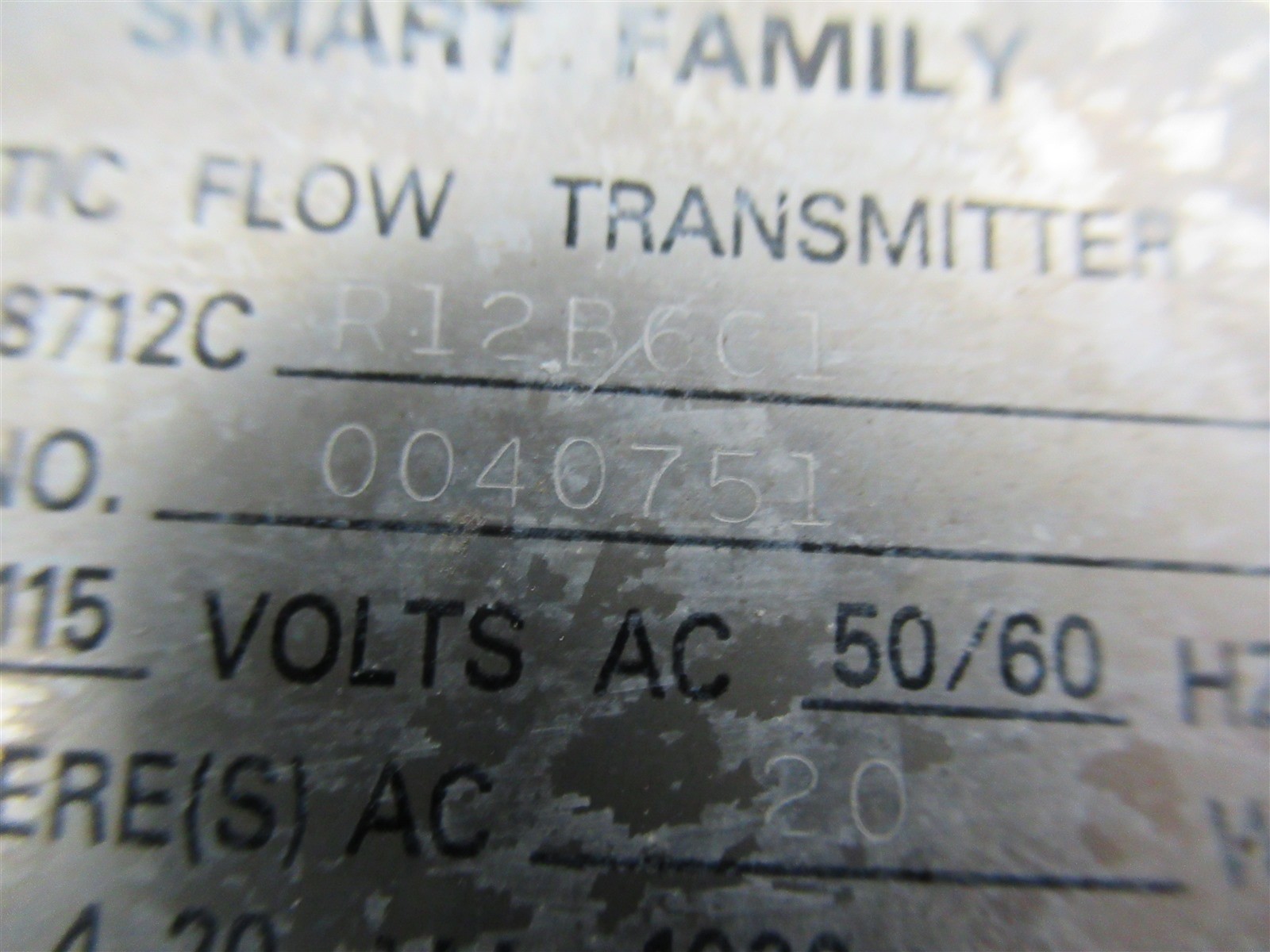 Rosemount 8712C 8712-0507-0021 Rev F Magnetic Flow Transmitter R12B6C1 ...
