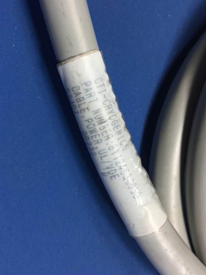 CTI-CRYOGENICS 8112463G050 UL/VDE POWER CABLE | eBay