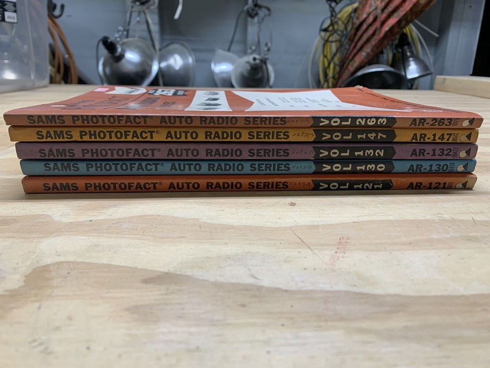 Sams Photofact Auto Radio Series AR-121, 130, 132, 147 & 263 | eBay