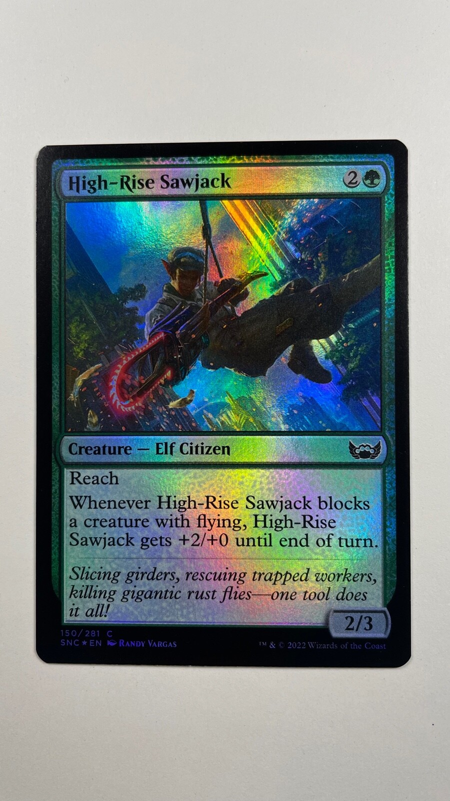 MTG Streets of New Capenna High-Rise Sawjack Foil 150/281 | eBay