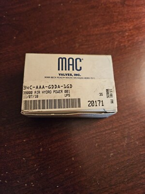 Mac- Air Hydro Power (34C-AAA-GDDA- 1GD) | eBay