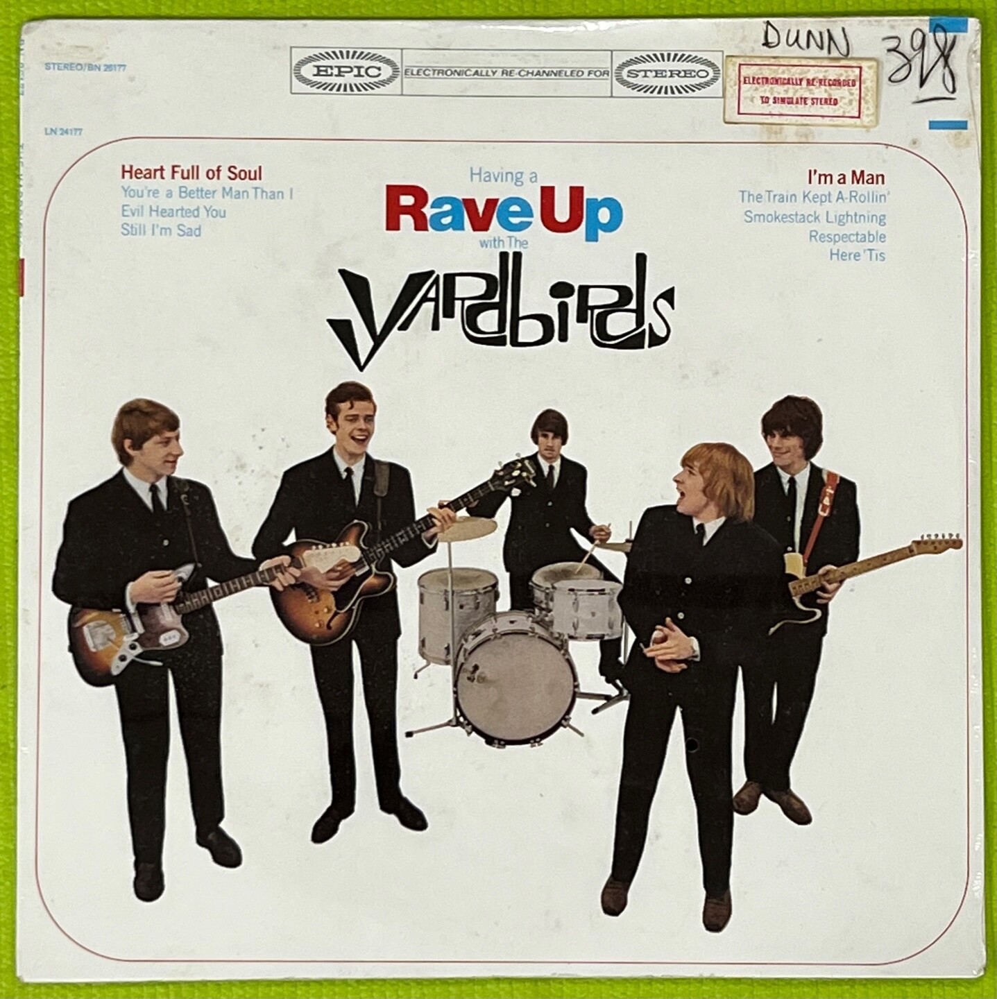 Yardbirds-Having A Rave Up LP orig.1965 Epic -STILL-SEALED !! BN 26177 ...