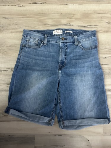 WOMENS JEN 7 BERMUDA SHORT BLUE JEAN SHORTS SIZE 12 LIGHT WASH | eBay