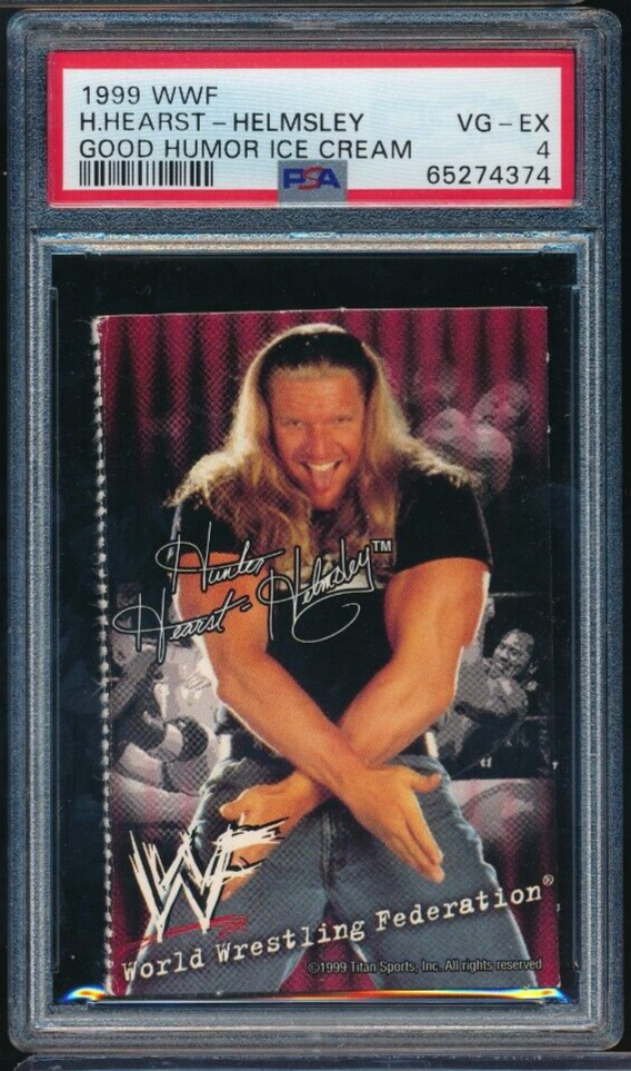 1999 Good Humor WWF Hunter Hearst Helmsley #HHH Triple H PSA 4 tough ...
