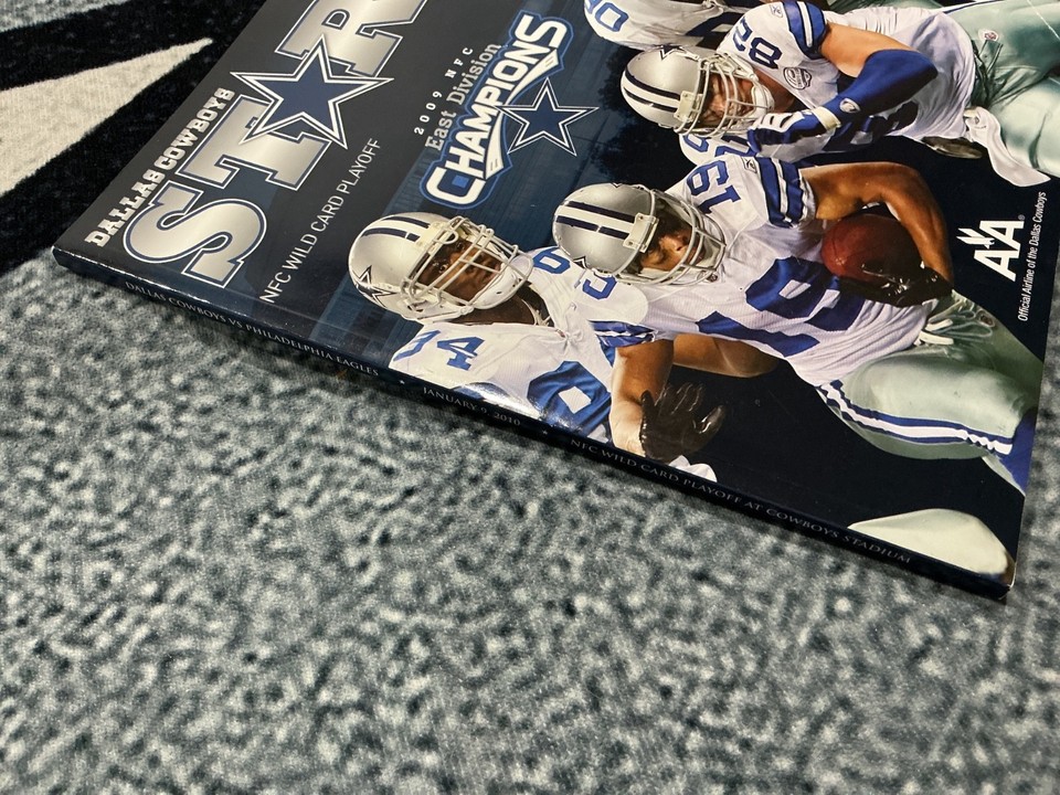Dallas Cowboys vs Philadelphia Eagles wild card playoff program Jan 9 ...