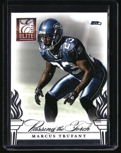 2014 Panini Elite #8 Marcus Trufant / Richard Sherman Passing the Torch ...