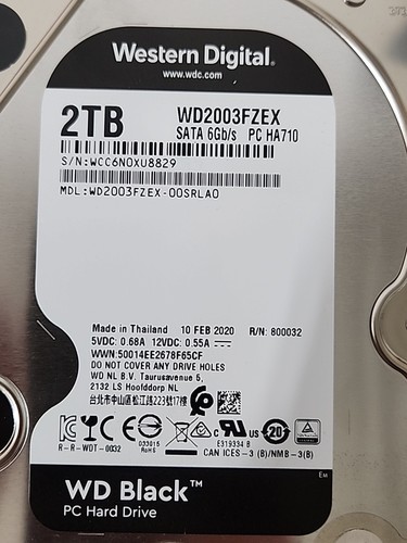 Western Digital 2TB WD2003FZEX 3.5" SATA Hard Drive | eBay