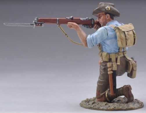 THOMAS GUNN WW1 BRITISH GALLIPOLI GW056A AUSTRALIAN KNEELING RIFLEMAN ...