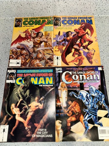 The Savage Sword of Conan Magazine Vintage Lot of 4 - Conan the ...