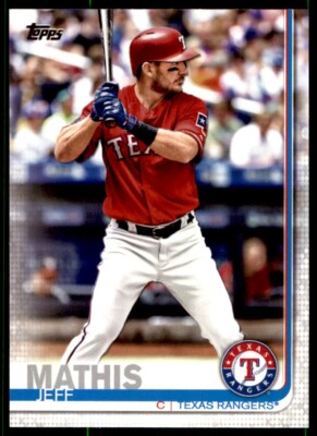 2019 TOPPS #681 JEFF MATHIS TEXAS RANGERS | eBay