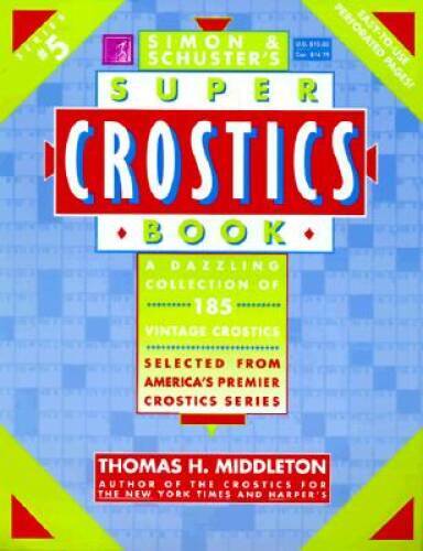 Simon Schuster Super Crostics Book 5 (Simon Schusters Super Crostic ...