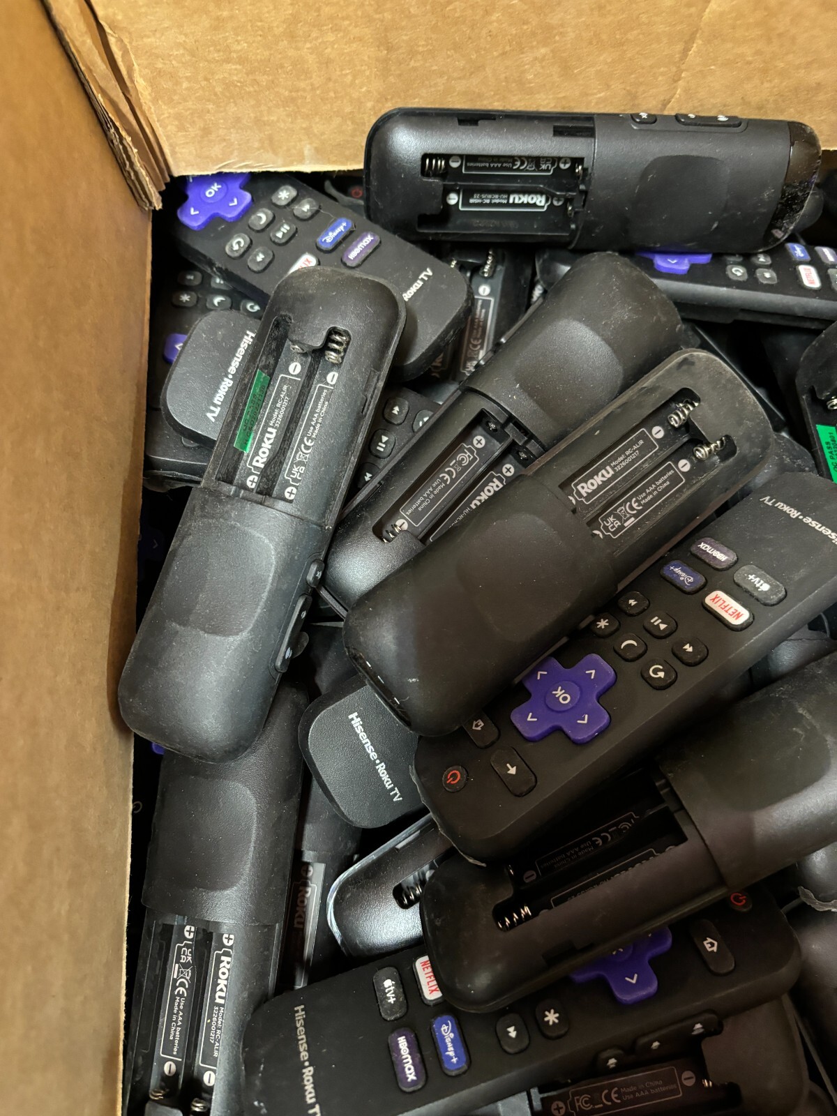 HISENSE ROKU OEM GENUINE - LOT OF 150 !Units Original Roku TV Remote ...