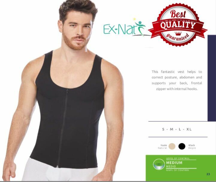HIGH COMPRESSION POWERNET MEN VEST BLACK XL DAILY USE SHAPER ABDOMEN ...