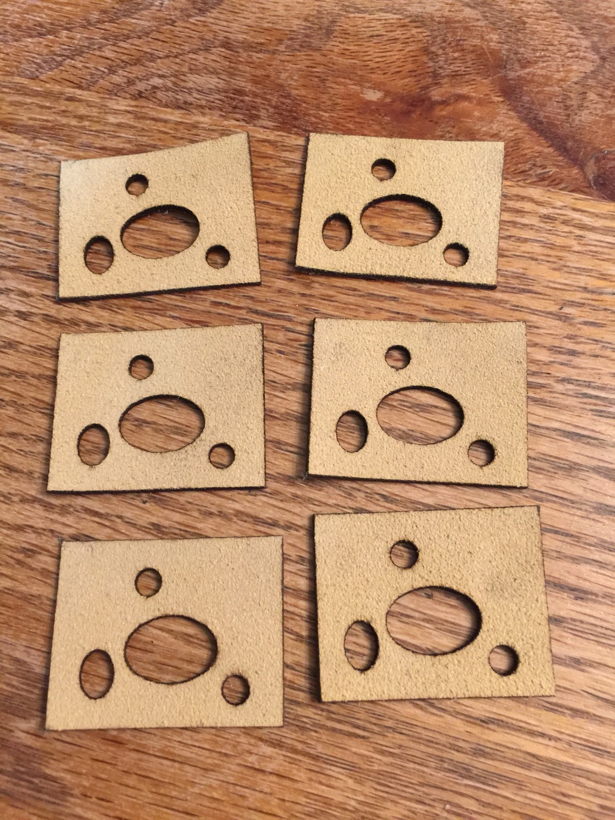 6 ProFit Leather Gaskets for Simplex Player Piano Unit Pneu Valves, New ...