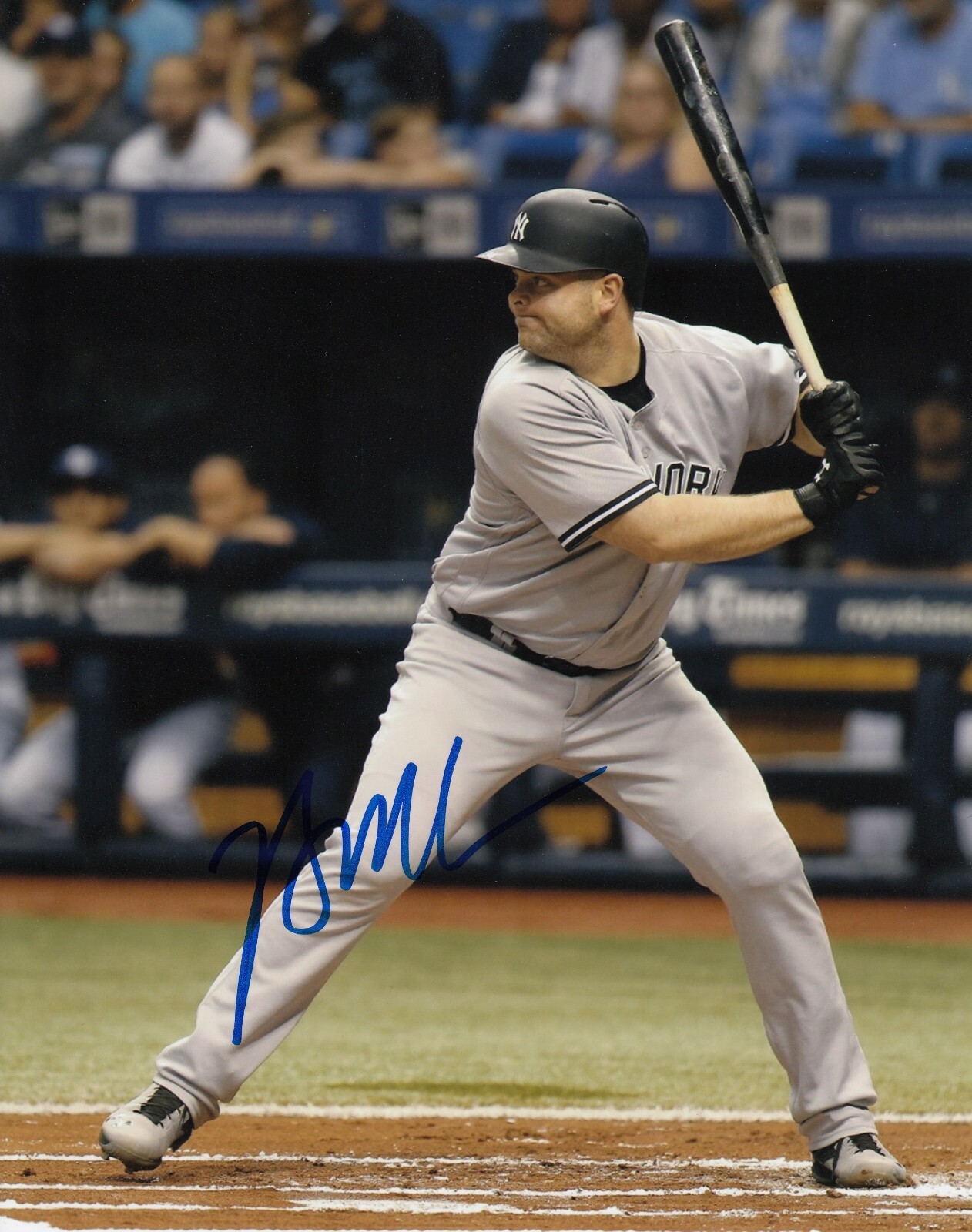 BRIAN MCCANN YANKEES BRAVES ASTROS AUTOGRAPHED SIGNED BASEBALL PHOTO ...