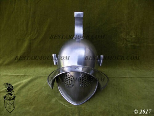 SCA LARP Medieval Gladiator Helmet Knight Armor Helmet Reenactment ...