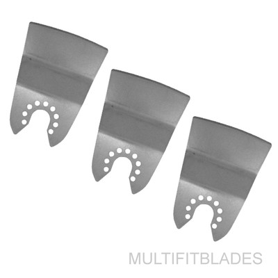 3 x Flush Cut Oscillating Scraper Blade- Old style Porter Cable, FatMax ...