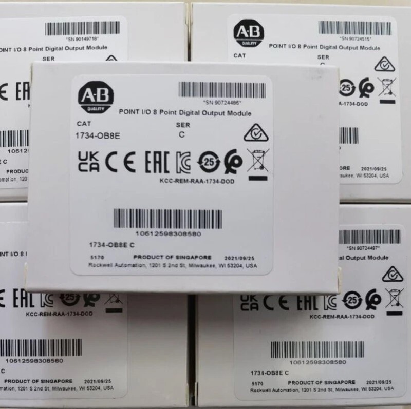1PC AB 1734-OB8E SER C Point I/O 8 Point Digital Output Module AB ...