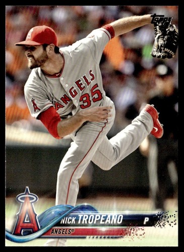 2018 Topps Nick Tropeano Los Angeles Angels #372 | eBay