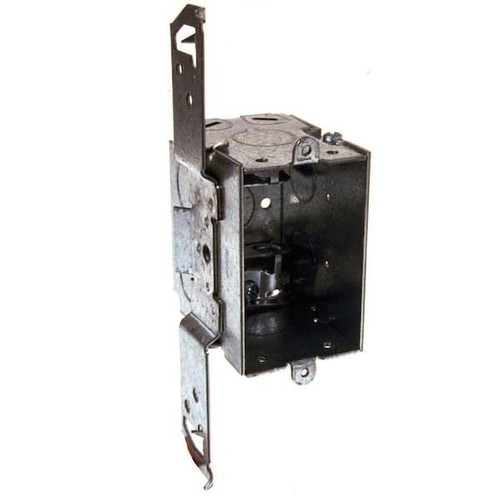 3 H x 2 W x 2-3/4 in. D 1-Gang Gangable Switch Box, Three 1/2 in. KO's ...