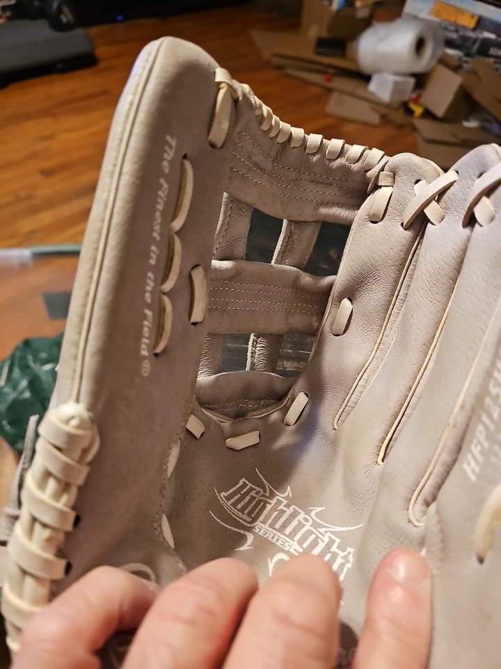 Rawlings RHT Fastpitch Softball Baseball Glove All Leather Shell 12.5 ...