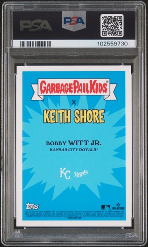 2022 Topps Gpk X Mlb Series 1 Keith Shore Bobby Burst 6b Rainbow Foil ...