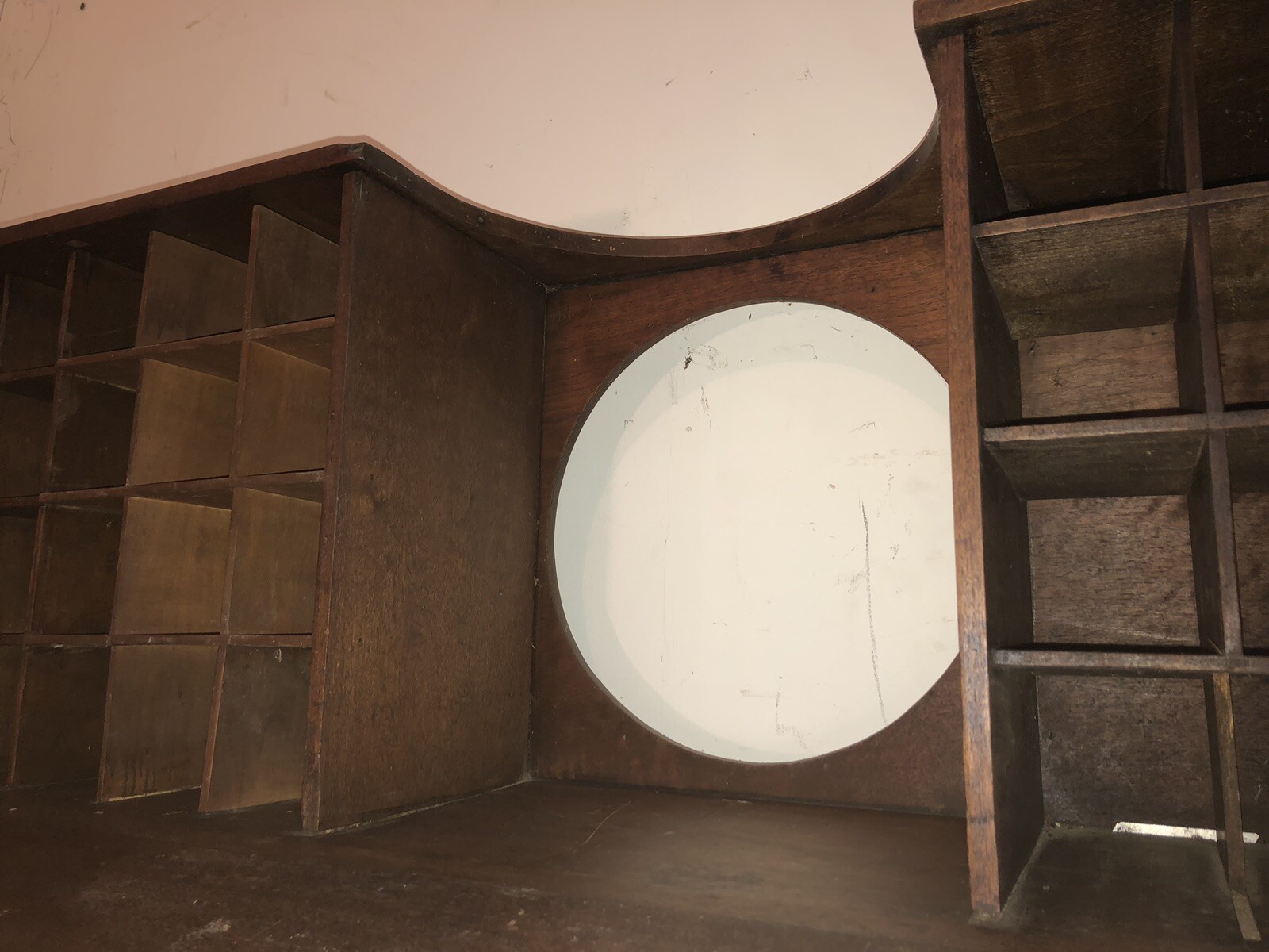 Antique Mail Sorter Post Office Desk | eBay