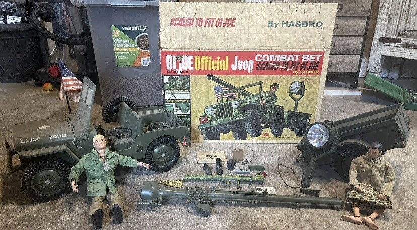 Vintage 1965 GI JOE Official Combat Set And Figures🔥🔥🔥 | eBay