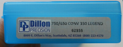 Dillon Precision 650 750 Conversion Kit in SEALED BOX, for 350 Legend ...