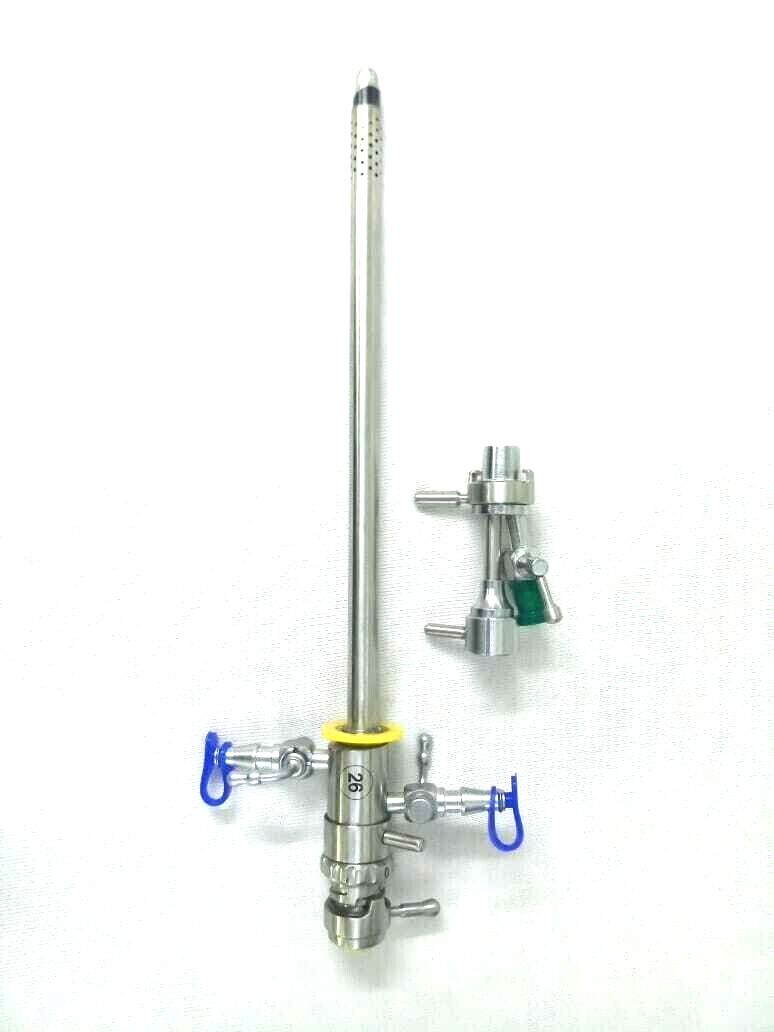 Laparoscopy Resectoscope Sheath and Obturator 26Fr With Bridge Set ...