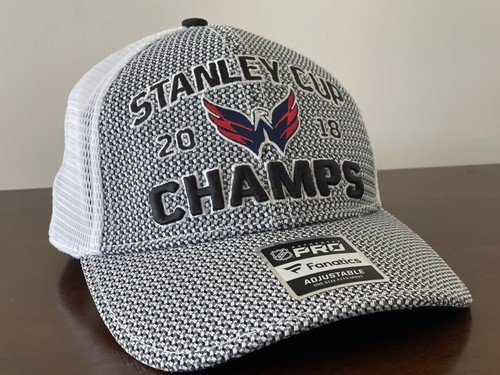 Washington Capitals 2018 Stanley Cup Champions Mesh Trucker Cap Hat ...