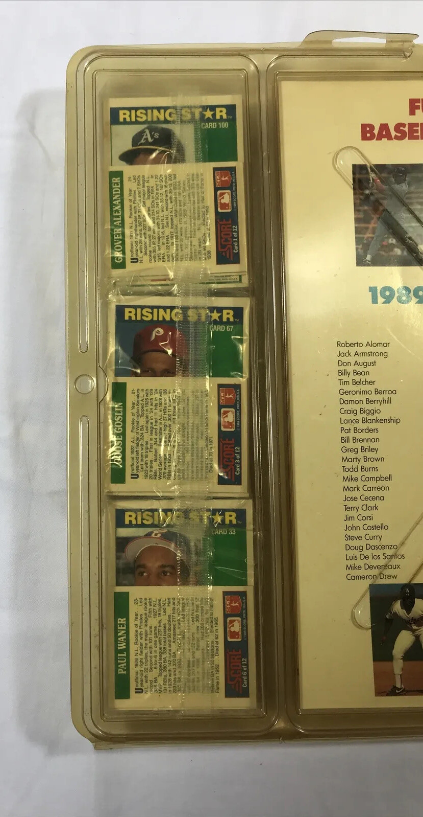 1988-89 Score Limited Edition Baseball's 100 Hottest Rookies Book ...