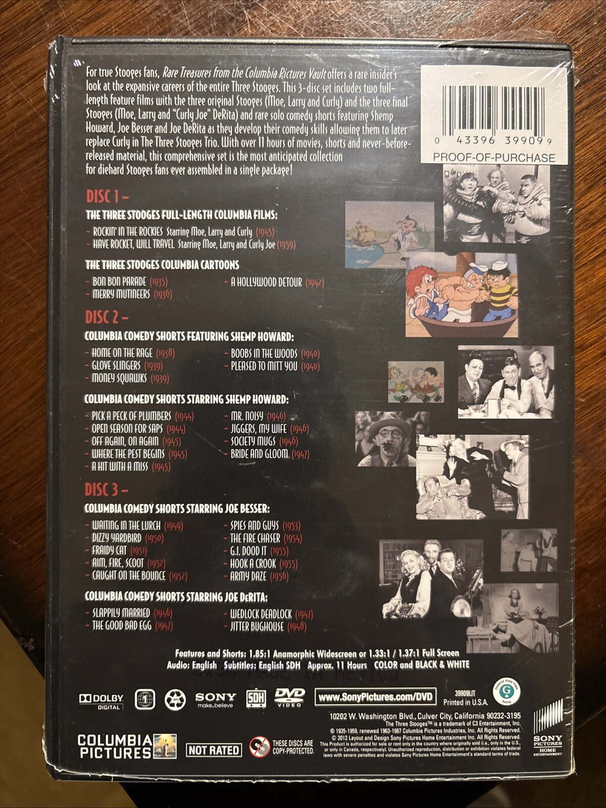 The Three Stooges: 1934-1959: the Complete Dvd Collection (DVD) for ...