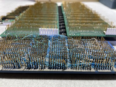 2.64 LBS Lot of Fully Gold Plated Pin Backplane Board For Gold Scrap ...