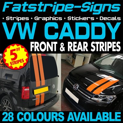 to fit VOLKSWAGEN CADDY STRIPES GRAPHICS STICKERS DECALS DAY VAN ...