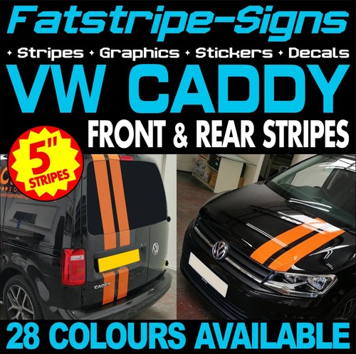 to fit VOLKSWAGEN CADDY STRIPES GRAPHICS STICKERS DECALS DAY VAN ...