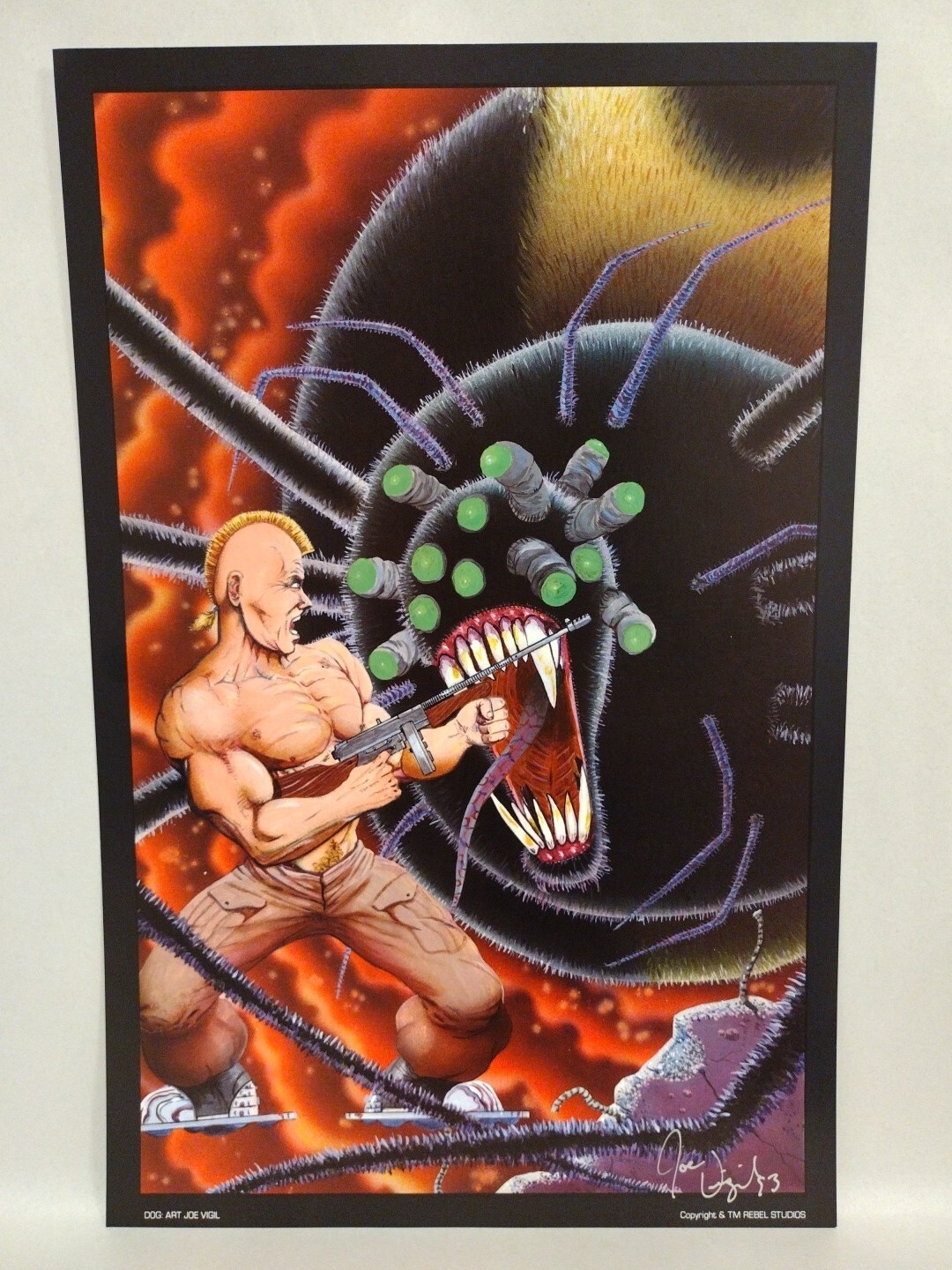 Rebel Studios Cover Portfolio (1992) Signed Joe Vigil David Barbor 5 ...