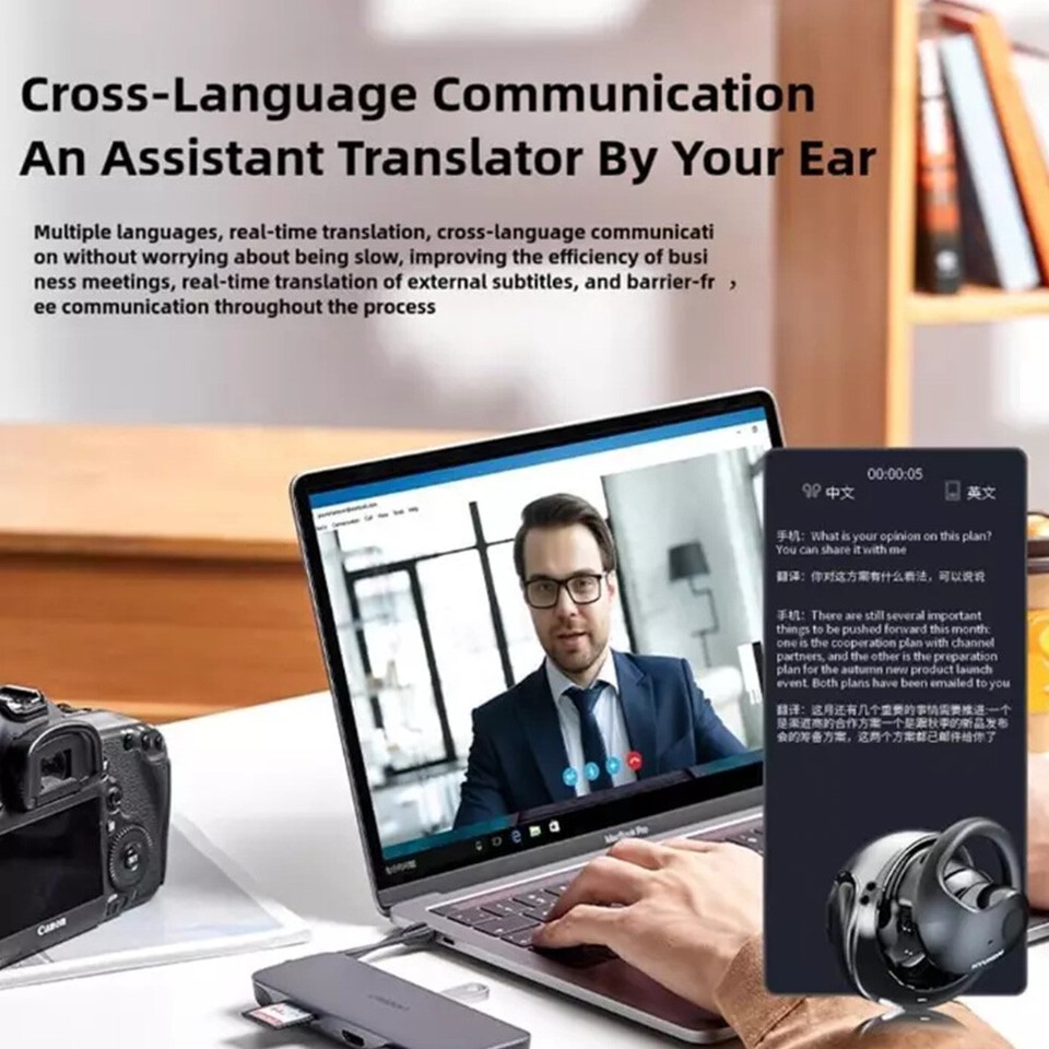 Paxa Translation Headphones, Paxa Open Air Traductor, New Paxa AI ...